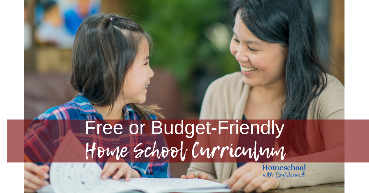 Free Or Budget Friendly Homeschool Curriculum Everyday Homemaking